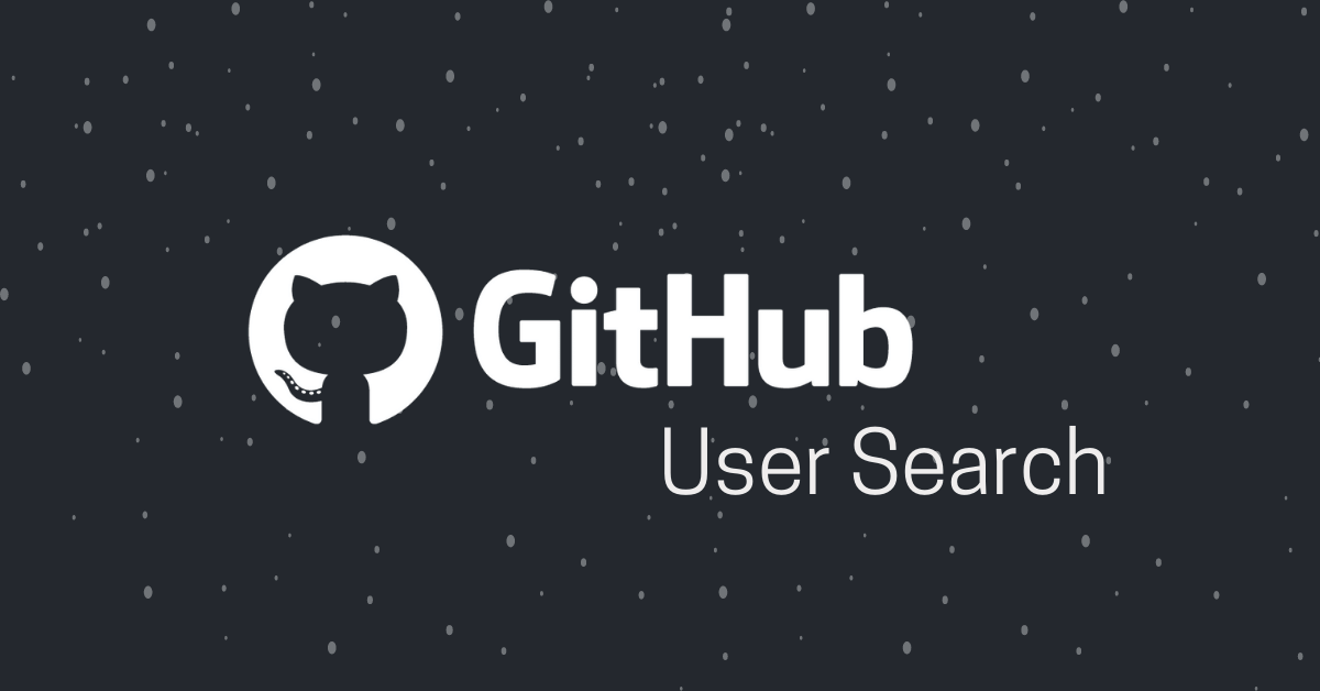 GitHub User Search